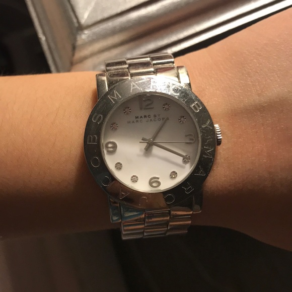 Marc By Marc Jacobs | Accessories | Marc Jacobs Silver Amy Watch | Poshmark